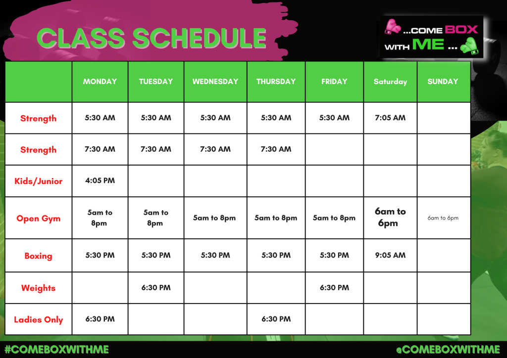 Come Box With Me – Boxing and Fitness